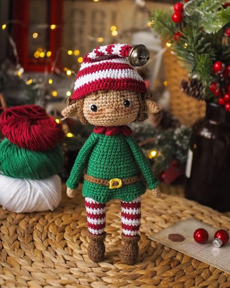 Elfo de Natal Amigurumi | Natal e Crochê