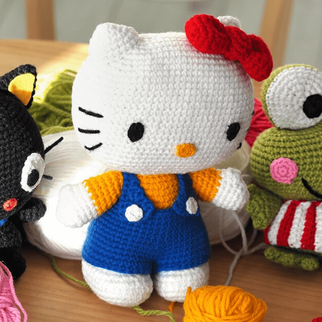 Hello Kitty amigurumi | Crochê | Receita Passo a Passo PDF