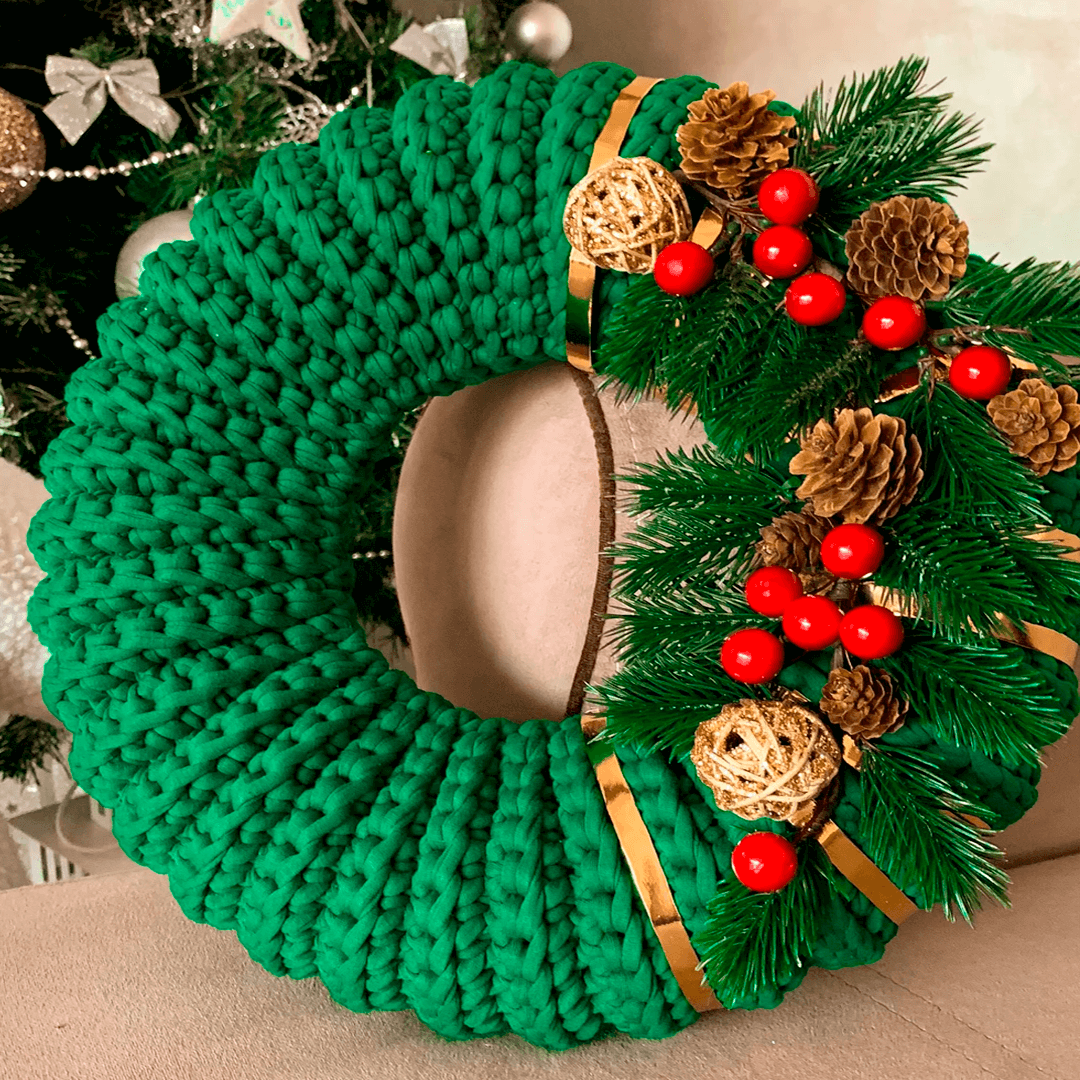 Guirlanda de Crochê | Guirlanda de Natal | Receita Passo a Passo