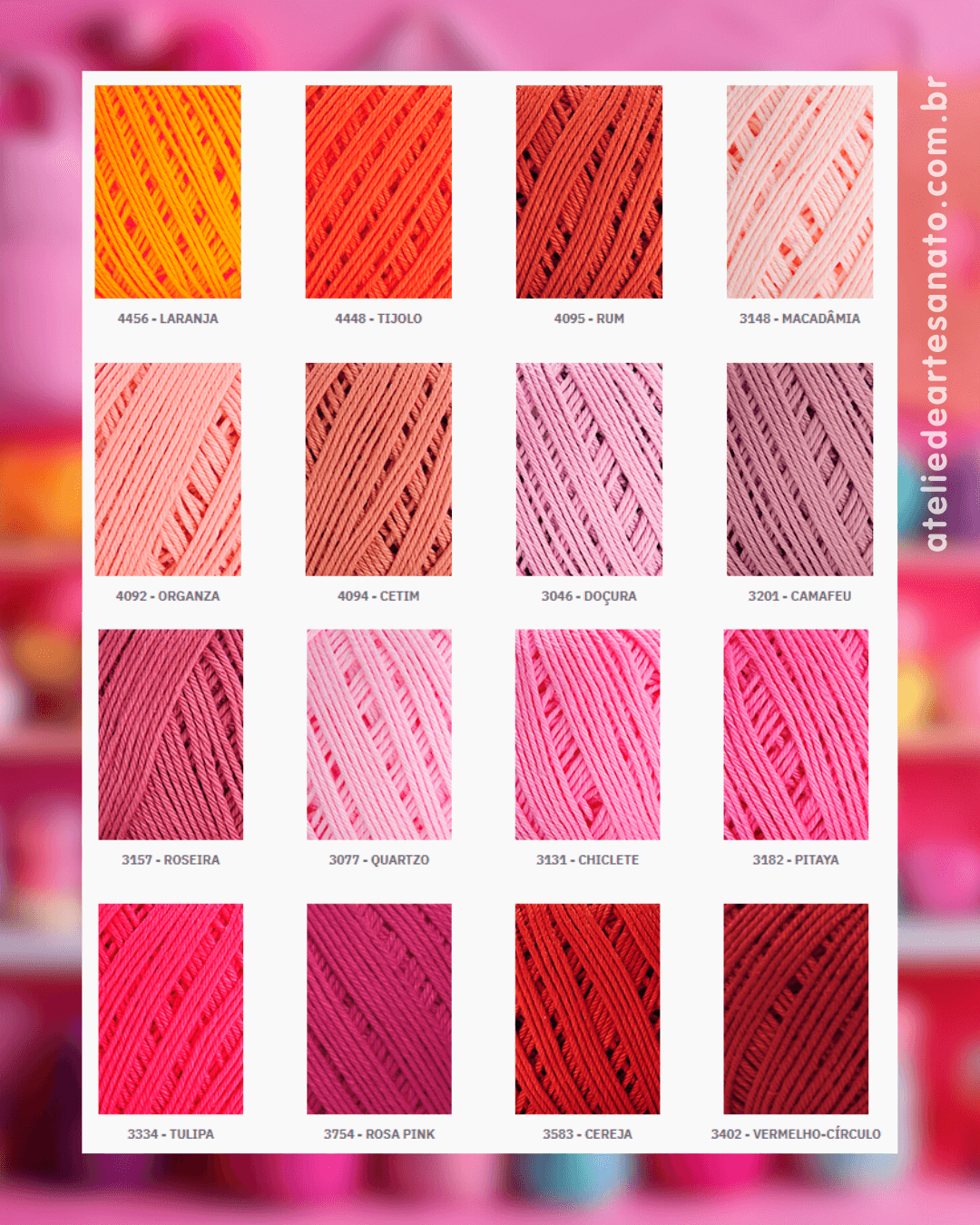 Cores Fio Amigurumi Círculo - Linha para amigurumi